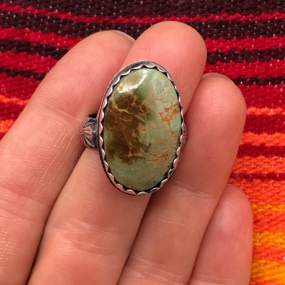 Sterling | Jewelry | Vintage Royston Turquoisesterling Stamped Ring ...